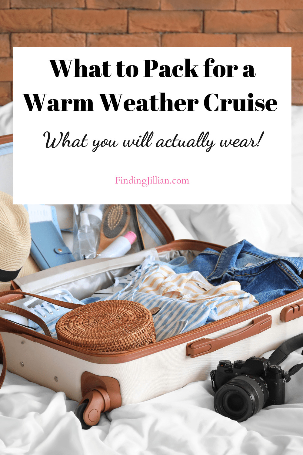 Packing for a Warm Weather Cruise - FindingJillian.com blog