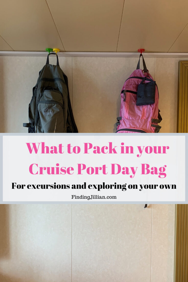 Cruise Port Day Bag - For cruise excursions- exploring on your own